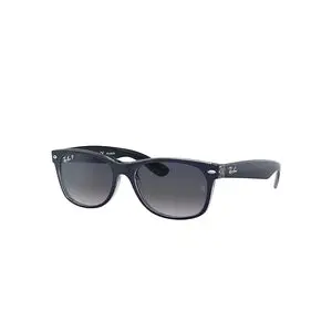 Ray-ban Ray-ban New Wayfarer Flash Sunglasses Frame Silver Lenses 52-18 Blue