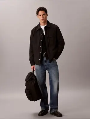 Calvin Klein Padded Nylon Shirt Jacket