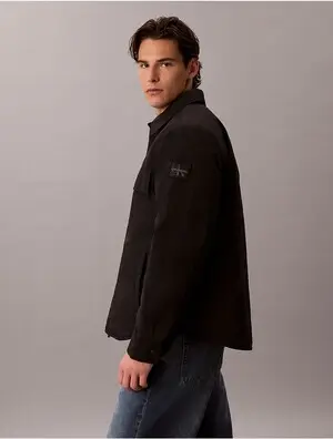 Calvin Klein Padded Nylon Shirt Jacket