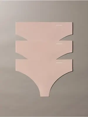 Calvin Klein Invisibles 3-pack Thong - Cedar/ Cedar/ Cedar