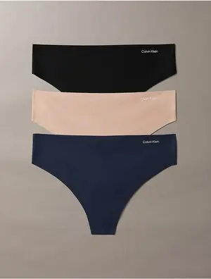 Calvin Klein Invisibles 3-pack Thong - Multi