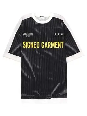 Moschino Printed Organic Cotton Jersey T-shirt