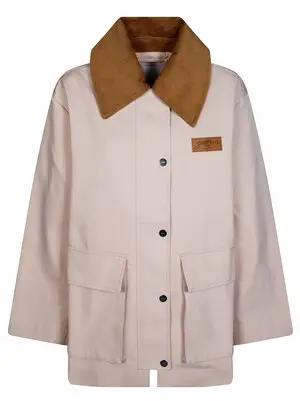 GANNI Heavy Twill Jacket - Rosa