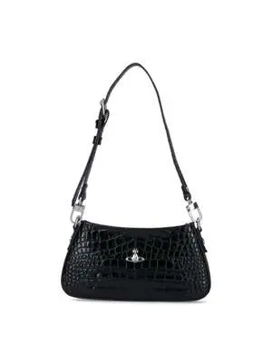 VIVIENNE WESTWOOD Calf Leather Mini Bag For - Black