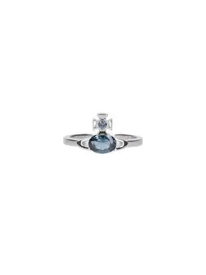 VIVIENNE WESTWOOD Orb Crystal Ring - Silver