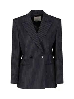 Isabel Marant Étoile Pinstriped Double-breasted Blazer