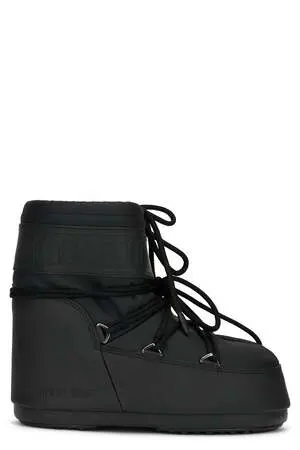 Moon Boot Icon Low Rubber Boot - Black