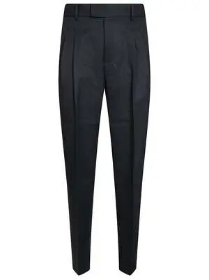 Drole De Monsieur Wool-blend Trousers - Nero