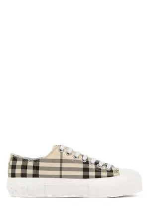 Burberry Embroidered Canvas Sneakers For - Checked