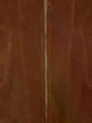 ROTATE BY BIRGER CHRISTENSEN Suede Bomber Jacket