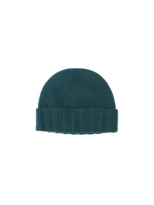 DRUMOHR Ribbed Knit Beanie - Green