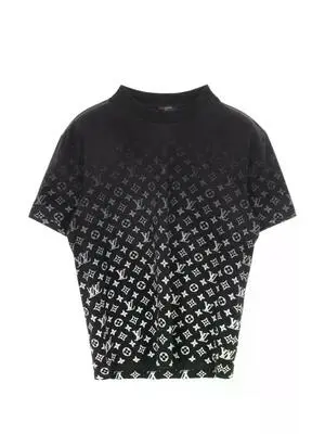 LOUIS VUITTON 2010s Monogram Gradient T-shirt - Black