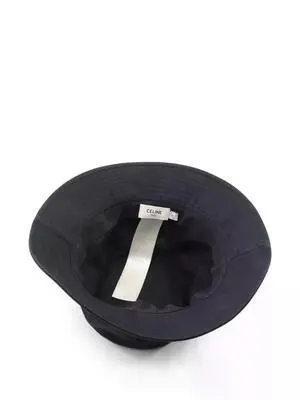 Celine 2010s Logo-embroidered Bucket Hat