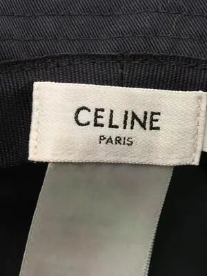Celine 2010s Logo-embroidered Bucket Hat