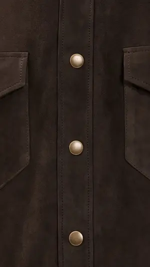 Billy Reid Savoy Suede Workshirt