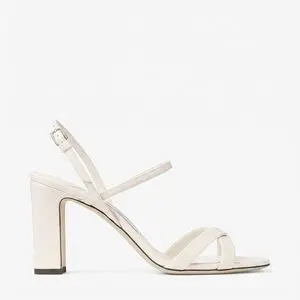 JIMMY CHOO Elsy 85 Leather Sandals