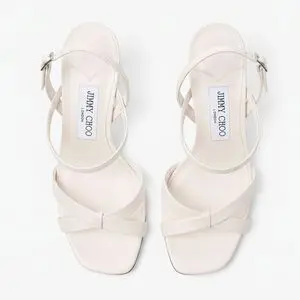 JIMMY CHOO Elsy 85 Leather Sandals