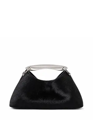 ELLEME Mini Boomerang Calf Leather Silver - Black
