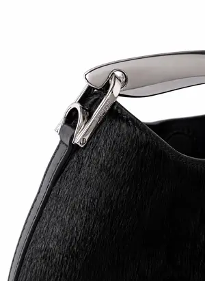 ELLEME Mini Boomerang Calf Leather Silver