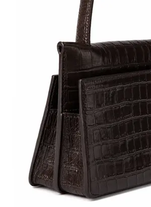 ELLEME Long Papillon Croco Embossed Leather