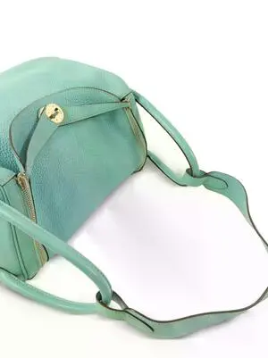 Hermès 30 Lindy Leather Tote Bag - Blue