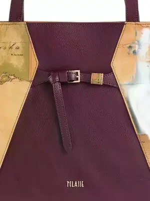 ALVIERO MARTINI 1° CLASSE Geo Saloon Panelled Tote Bag