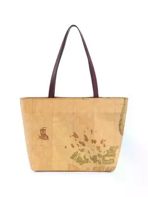 ALVIERO MARTINI 1° CLASSE Geo Saloon Panelled Tote Bag