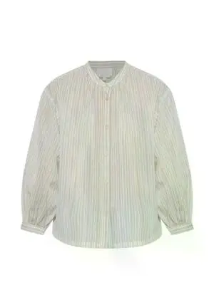 A.p.c. Ecru Stand Up Collar Blouse