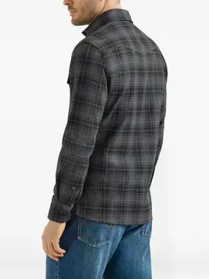 Brunello Cucinelli Cotton Madras Western Shirt