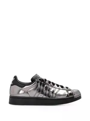 Adidas Superstar Metallic Leather Sneakers - Silver