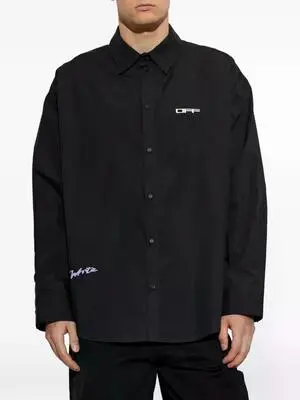 Off-White Logo-print Cotton Shirt