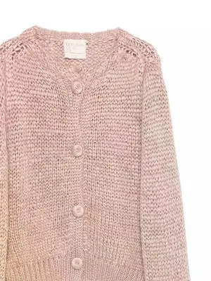 FORTE_FORTE Chunky-knit Button-up Cardigan