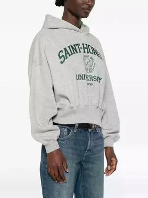 Maje Logo-embroidered Hoodie