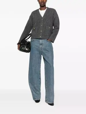 Maje Button-up Patch-pocket Cardigan