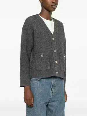 Maje Button-up Patch-pocket Cardigan