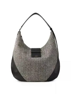 JIMMY CHOO Bar Hobo Medium Shoulder Bag - Neutrals