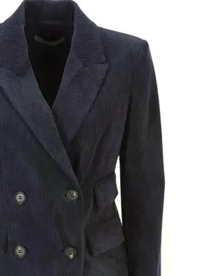 D.exterior Corduroy Double-breasted Jacket
