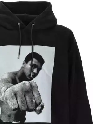 Sacai Muhammad Ali Graphic-print Oversized Hoodie
