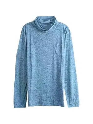 FREE FLY Abstract-print Chest-pocket Hoodie