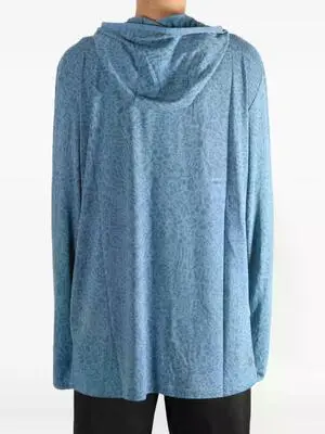 FREE FLY Abstract-print Chest-pocket Hoodie