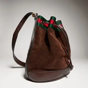 Gucci Venice Small Bucket Bag Suede