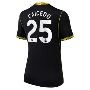 Nike Moisã©s Caicedo Chelsea 2026/27 Stadium Away Dri-fit Soccer Jersey - Black