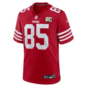 Nike George Kittle San Francisco 49ers 80th Anniversary Nfl Game Jersey - Red