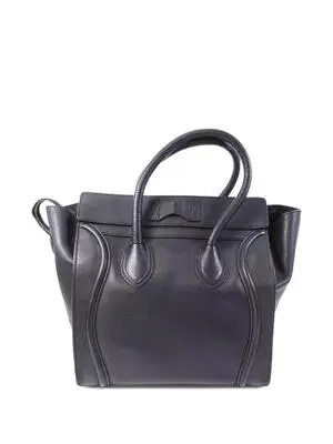 Celine Mini Luggage Handbag - Black