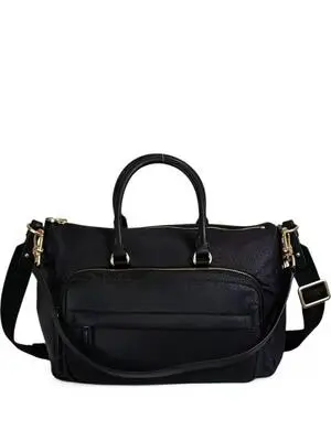 Borbonese Monogram-print Zipped Tote Bag