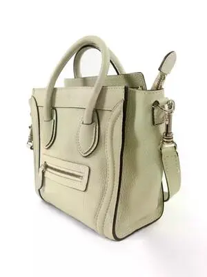 Celine Nano Luggage Logo-detail Tote Bag