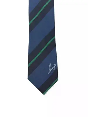 Maje Striped Silk Neck Ties