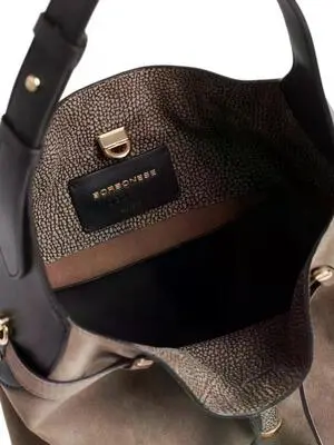 Borbonese Premiere Suede Bucket Bag