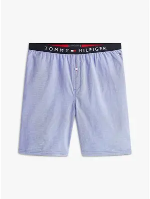 Tommy Hilfiger T-shirt & Woven Short Sleep Set - Navy