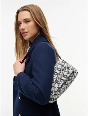 Tommy Hilfiger Jacquard Monogram Cross Body Bag